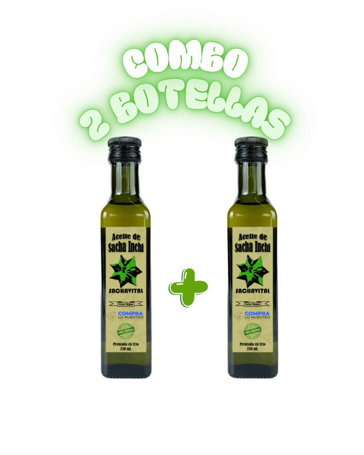 Combo 2 Aceites de sacha inchi 250 cc - Sachavital